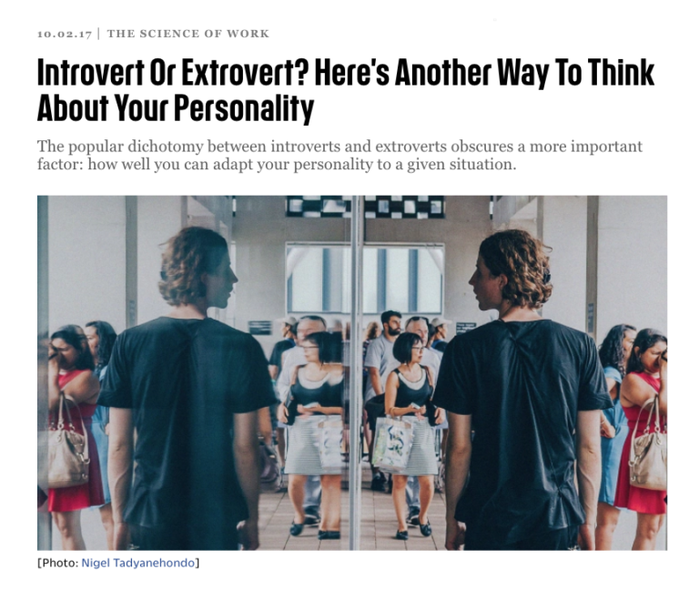 Introvert or Extrovert? There’s a Third Option - CHCI