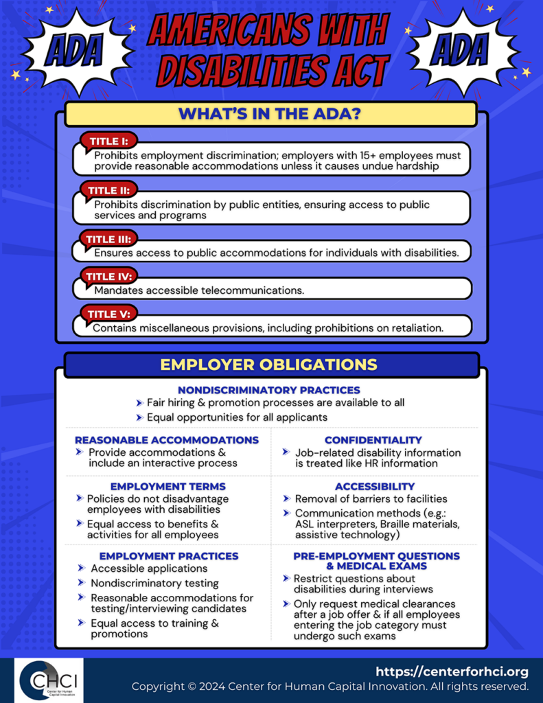 What is in the ADA? - Center for Human Capital Innovation