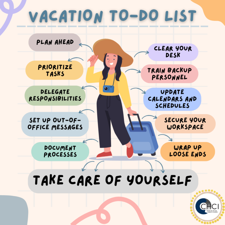 Vacation To-Do List - Center for Human Capital Innovation