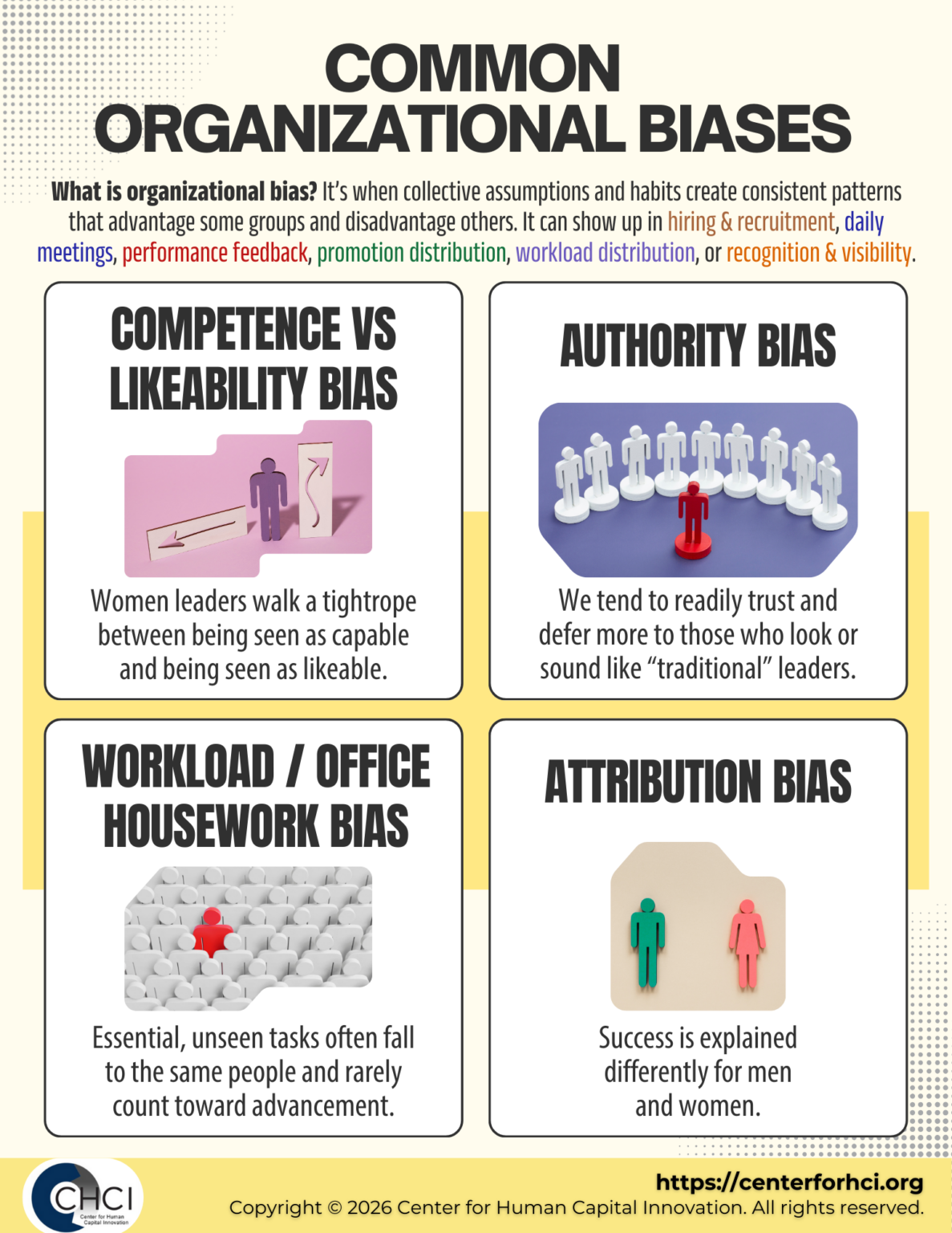 Common Organizational Biases - Center for Human Capital Innovation